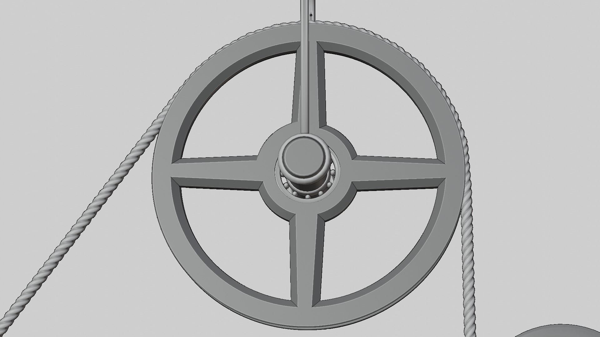 Mechanical Pulley Animated 6 3D model animated | CGTrader