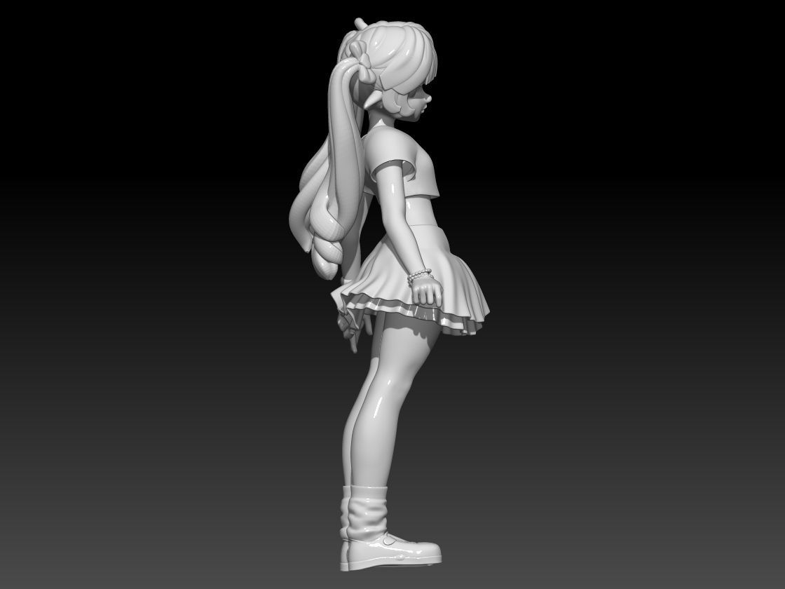 Penny cute doll 3D model 3D printable | CGTrader