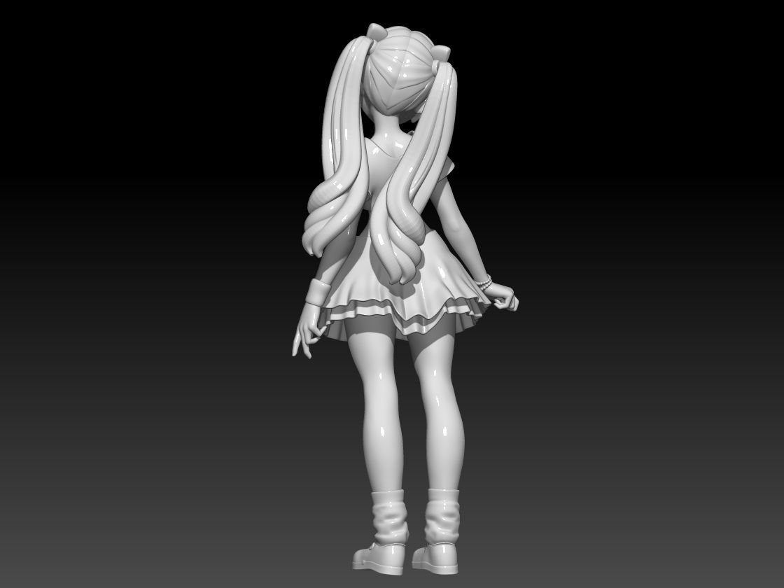 Penny cute doll 3D model 3D printable | CGTrader