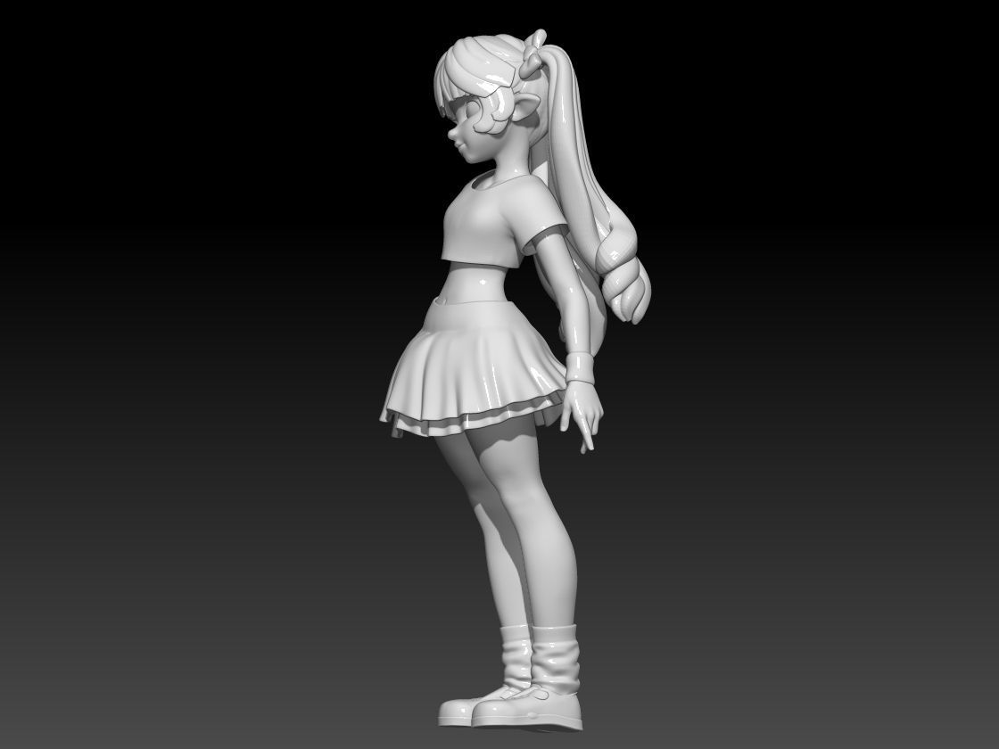 Penny cute doll 3D model 3D printable | CGTrader