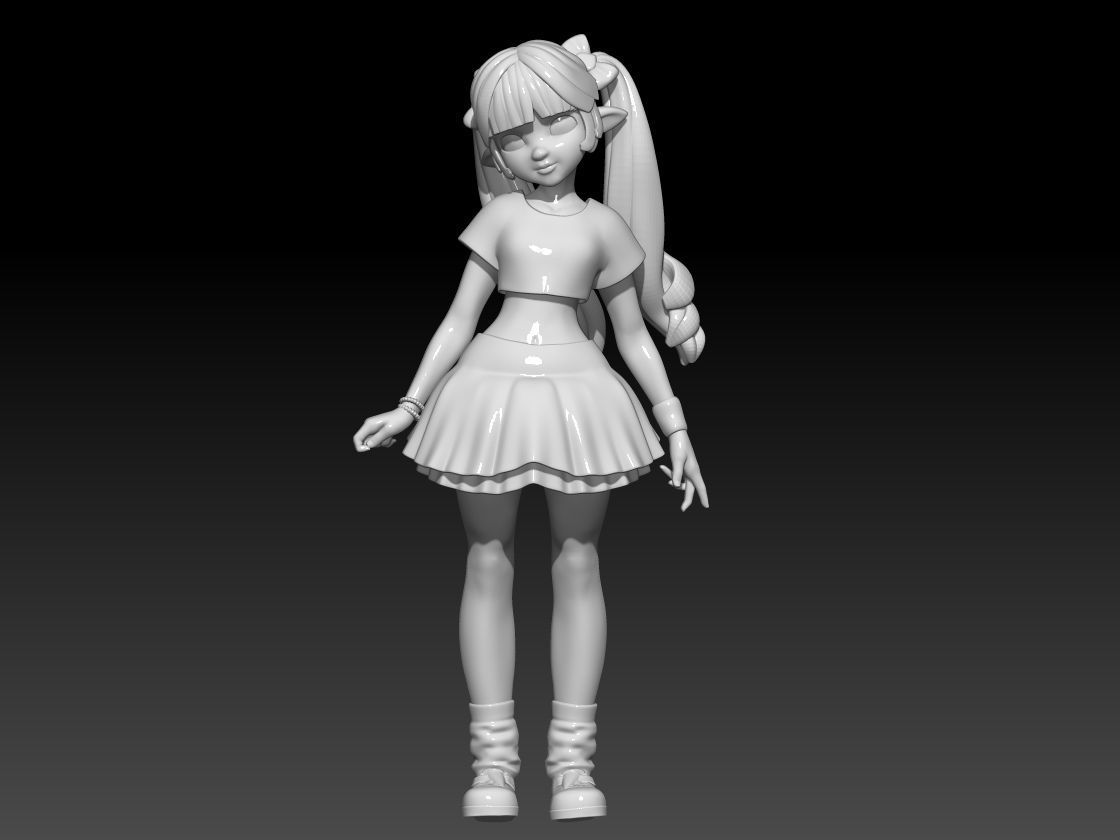 Penny cute doll 3D model 3D printable | CGTrader