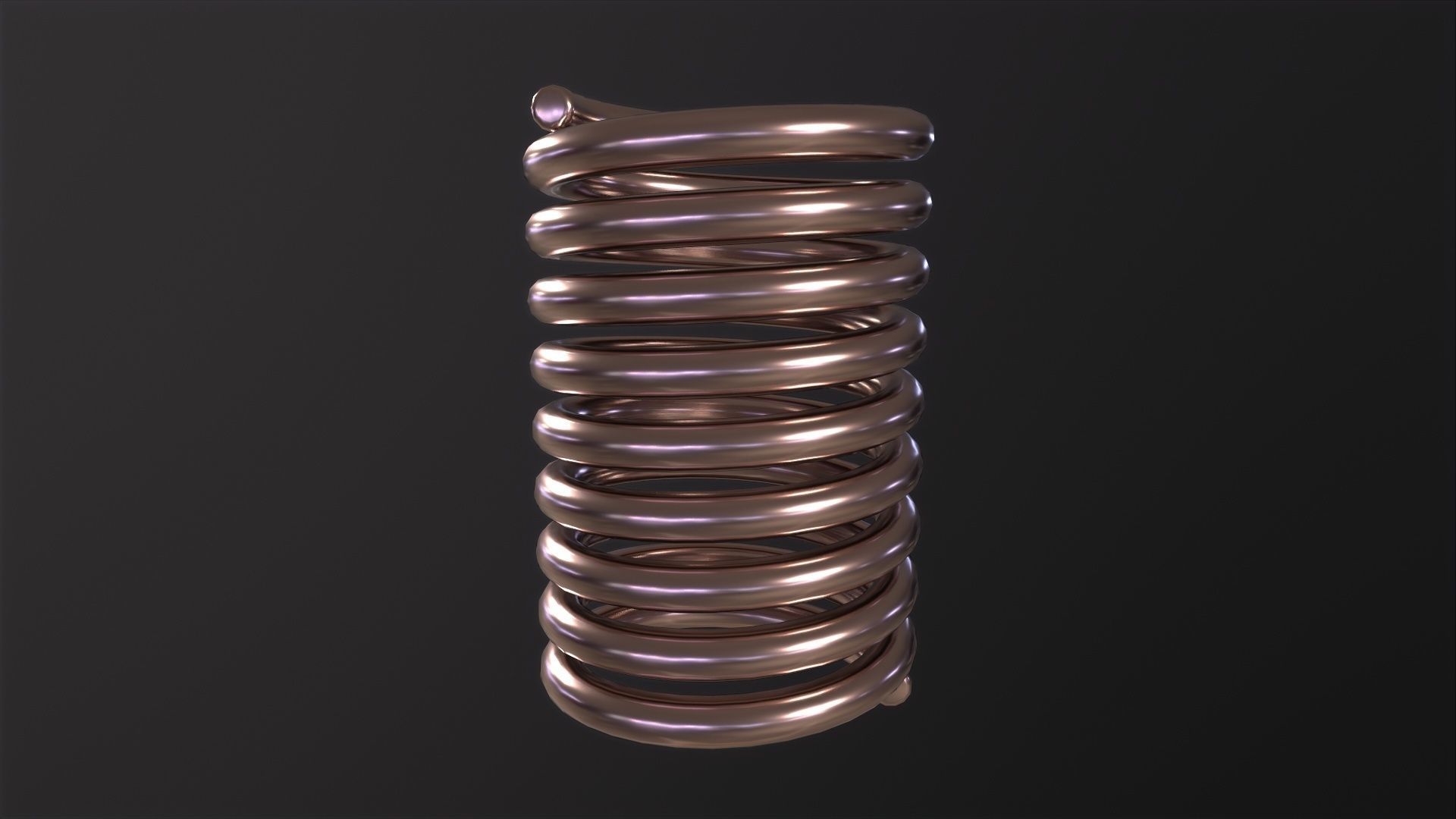3D model Coil Spring 3D Model VR / AR / low-poly | CGTrader