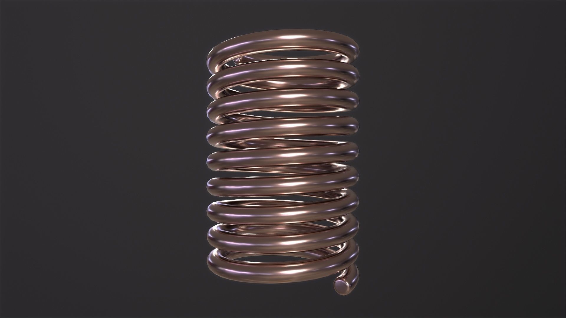 3D model Coil Spring 3D Model VR / AR / low-poly | CGTrader