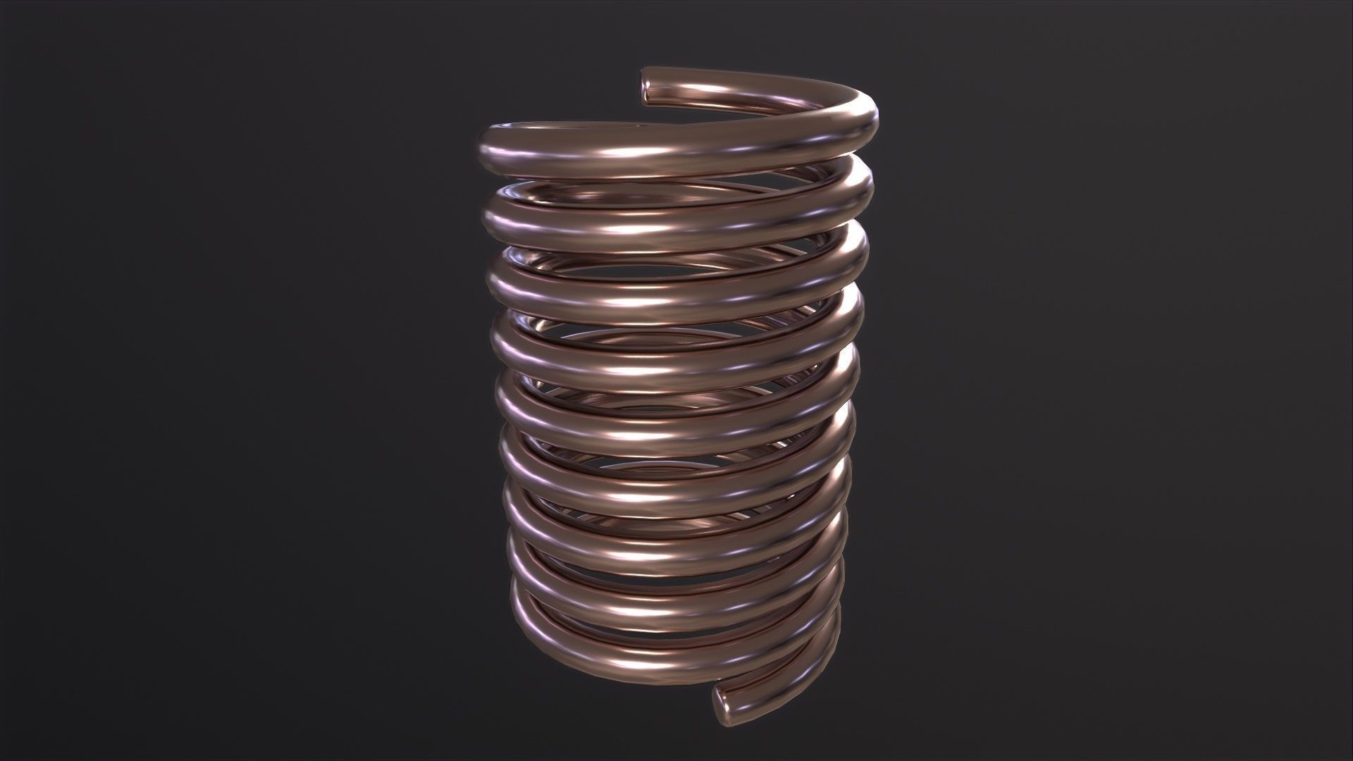3D model Coil Spring 3D Model VR / AR / low-poly | CGTrader
