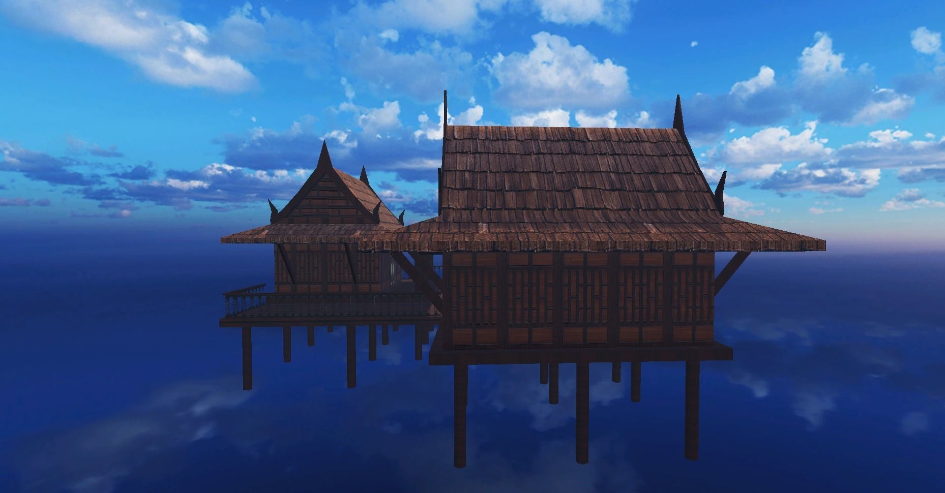 3D model Thai traditional house 01 VR / AR / low-poly | CGTrader