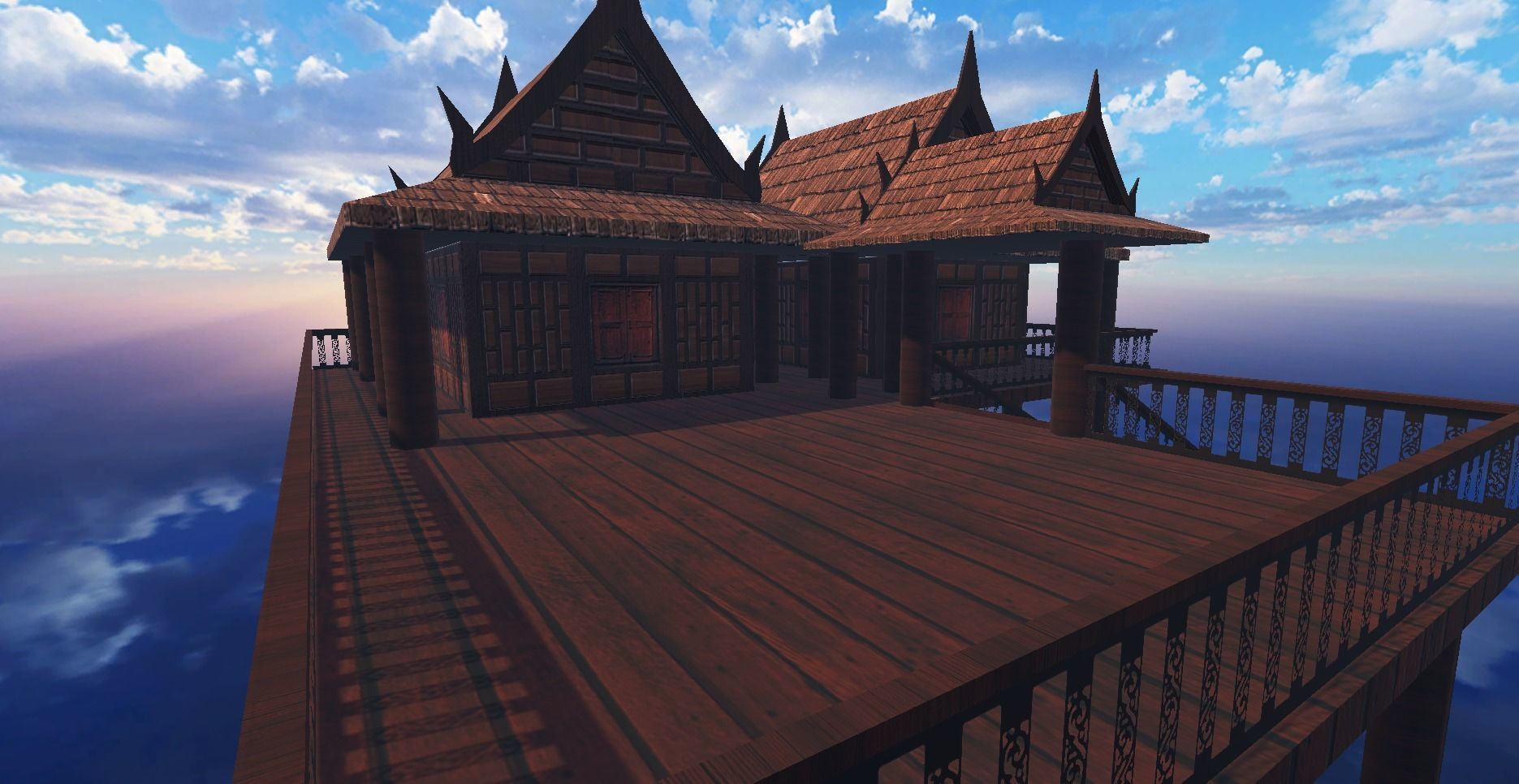 3D model Thai traditional house 02 VR / AR / low-poly | CGTrader