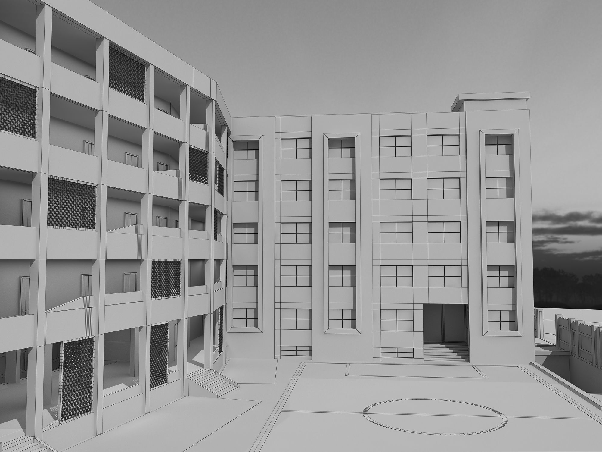 0206 - School Architecture Project - 2D Drawings - 3D Files 3D model ...