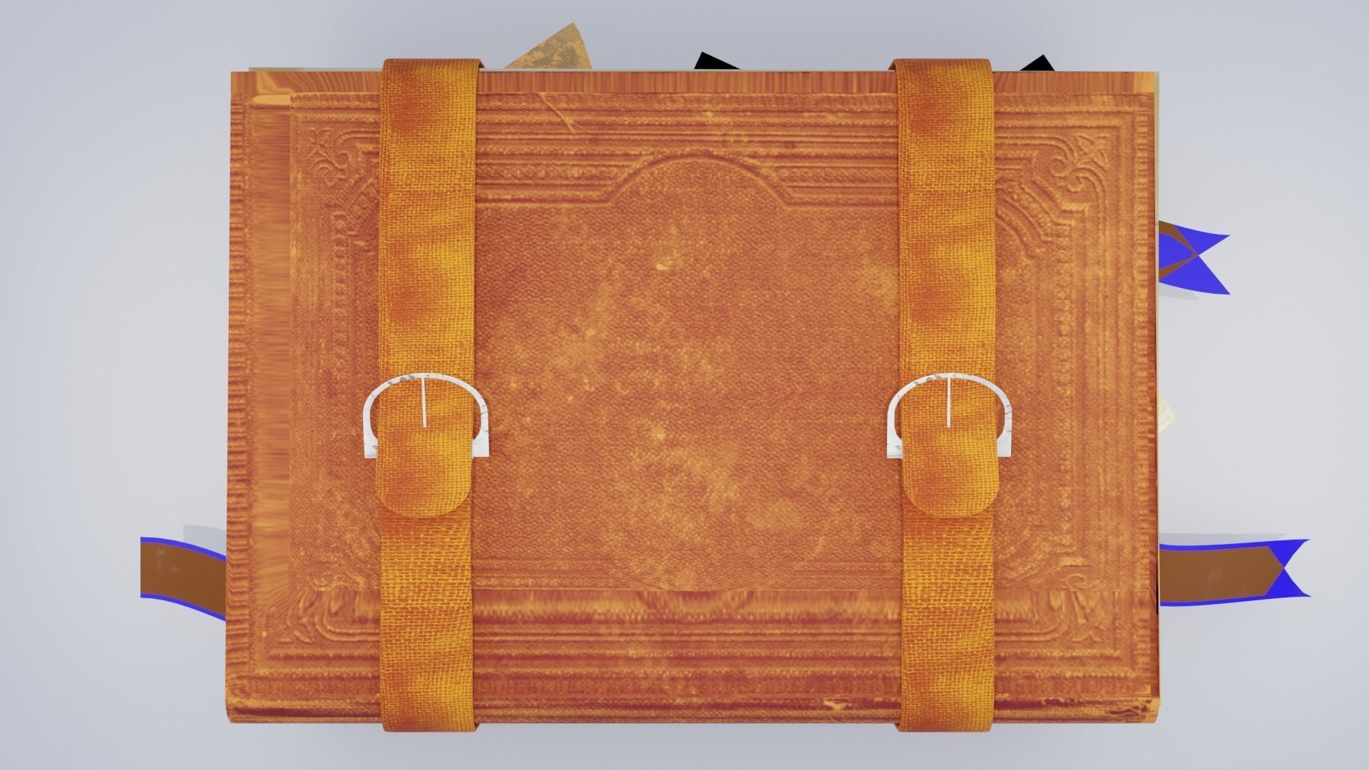 FANTASY BOOK COVER 3D model | CGTrader