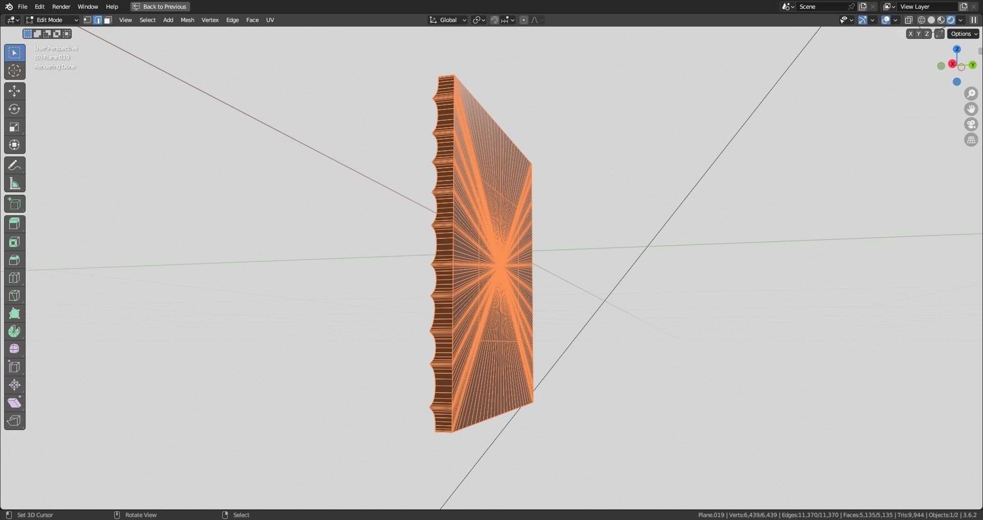 3D model Wave Panel decoration VR / AR / low-poly | CGTrader