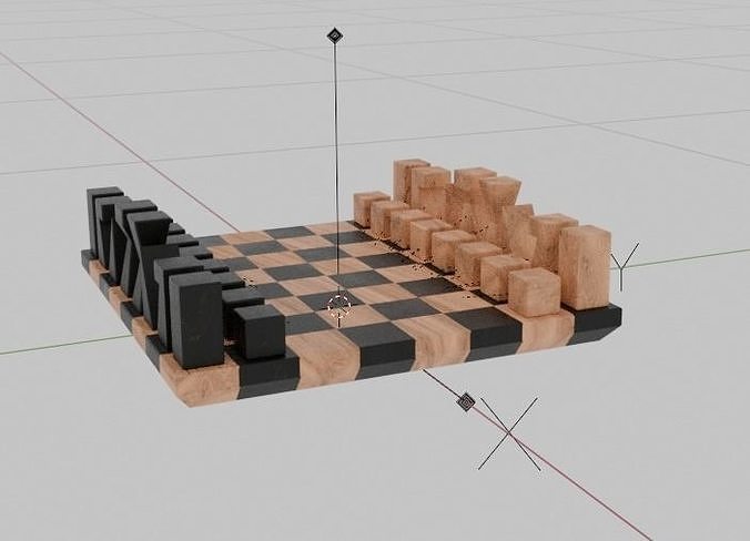 CHESS LOW POLY free VR / AR / low-poly 3D model | CGTrader