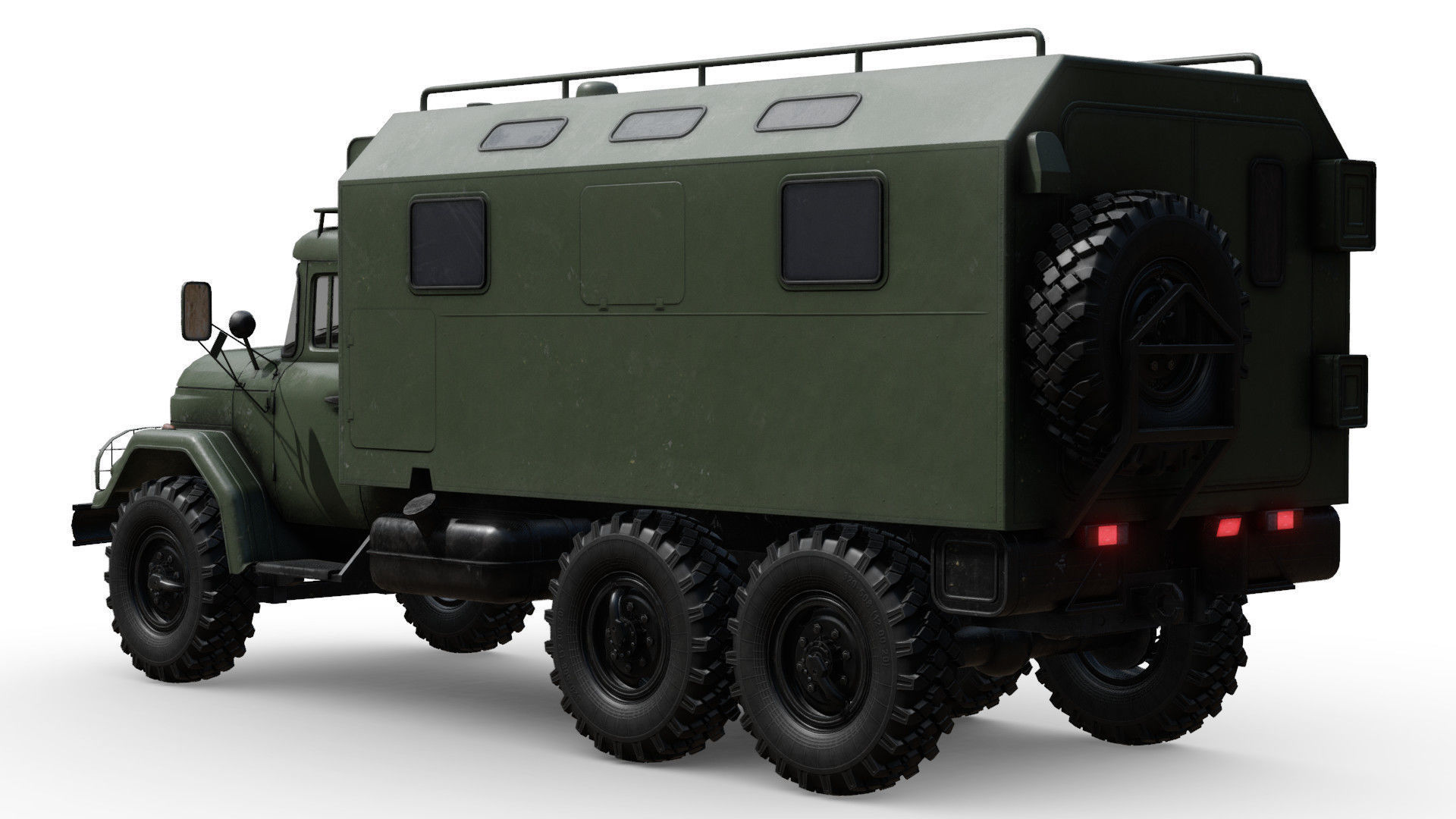 3D model Soviet Army Command Vehicle VR / AR / low-poly | CGTrader