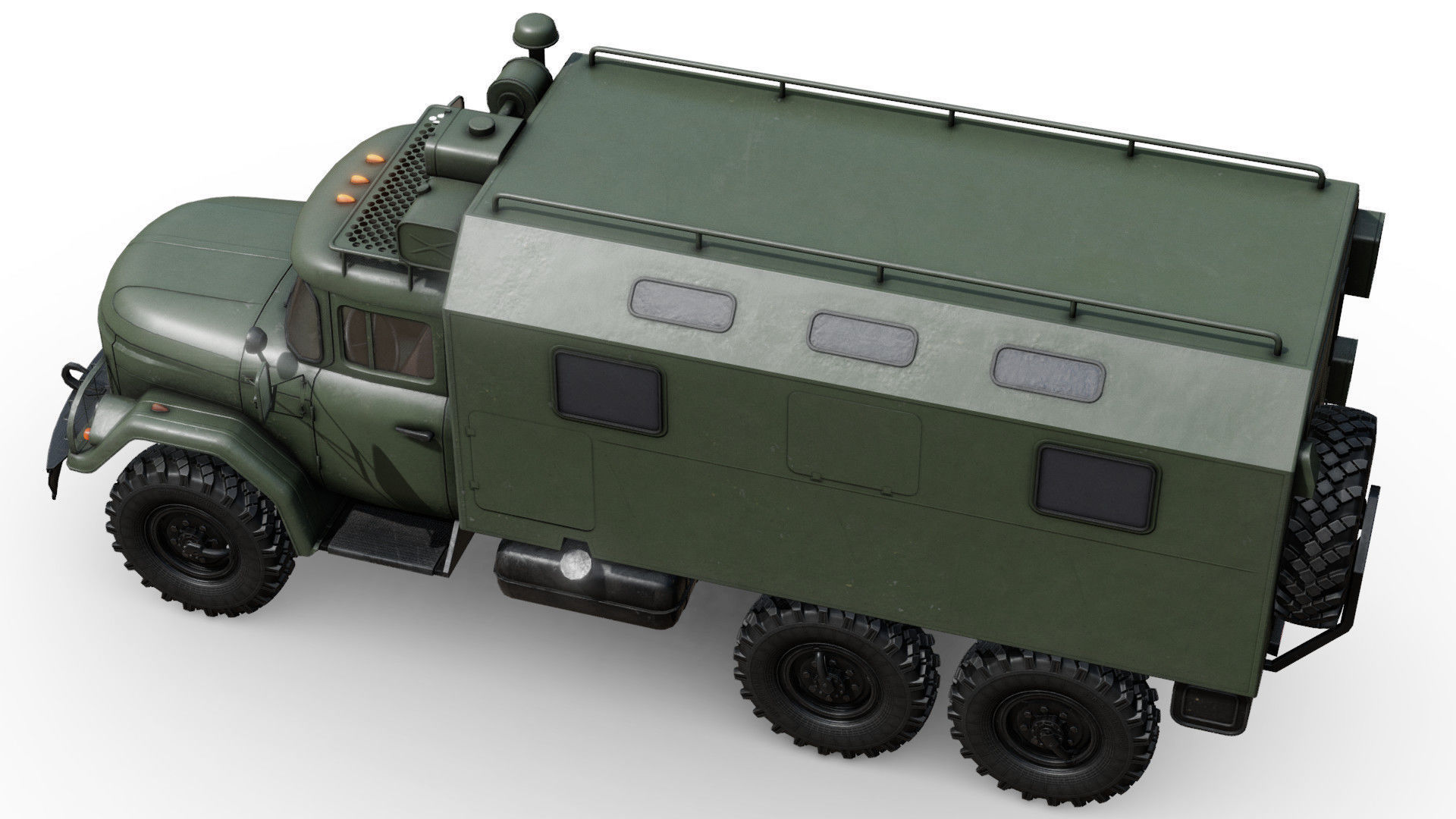 3D model Soviet Army Command Vehicle VR / AR / low-poly | CGTrader