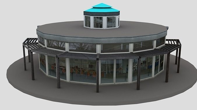 Realistic European City Block Building 36 3D model | CGTrader