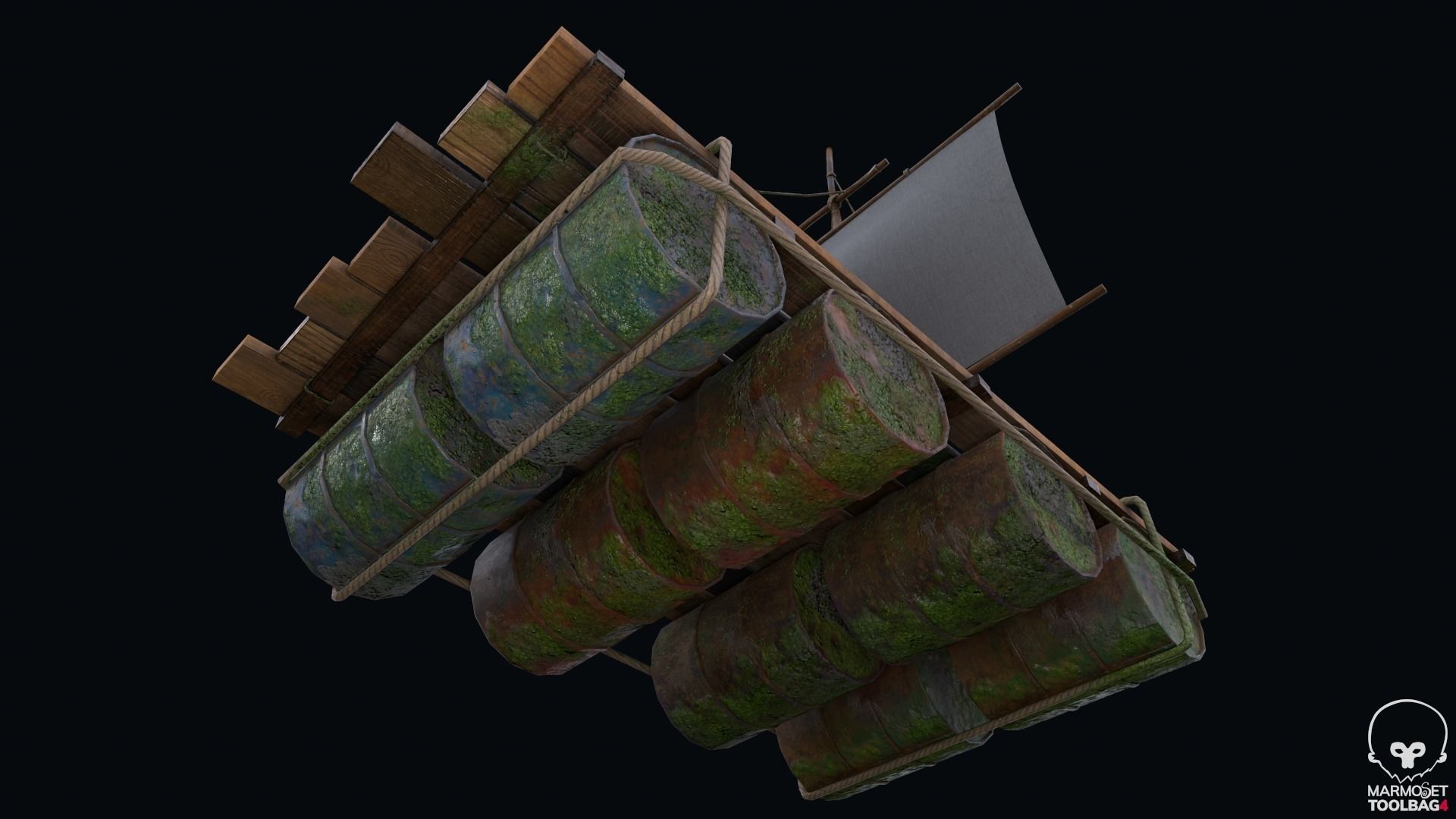 3D model Survival Raft VR / AR / low-poly | CGTrader