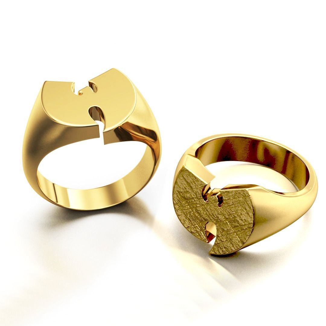 Wu Tang Clan Ring 3d Model 3d Printable Cgtrader