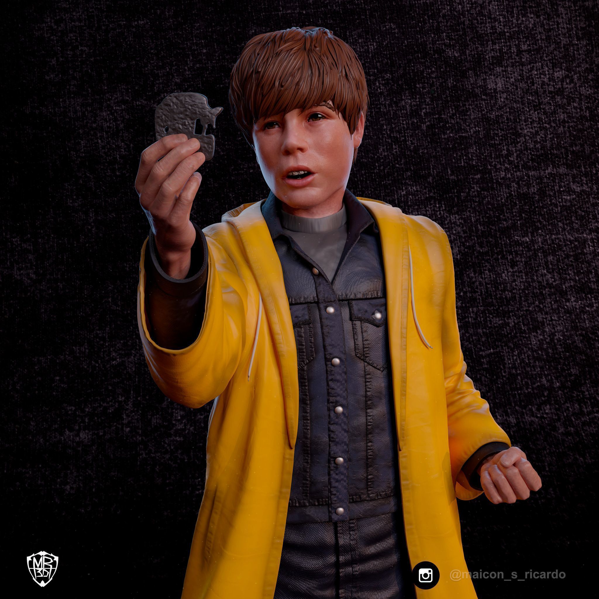 Mikey from The Goonies 3D model 3D printable | CGTrader