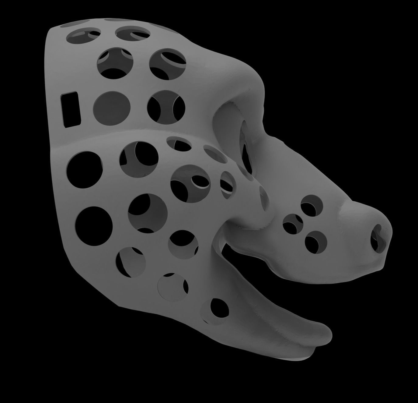 Brown Bat Fursuit Head Base 3D model 3D printable | CGTrader