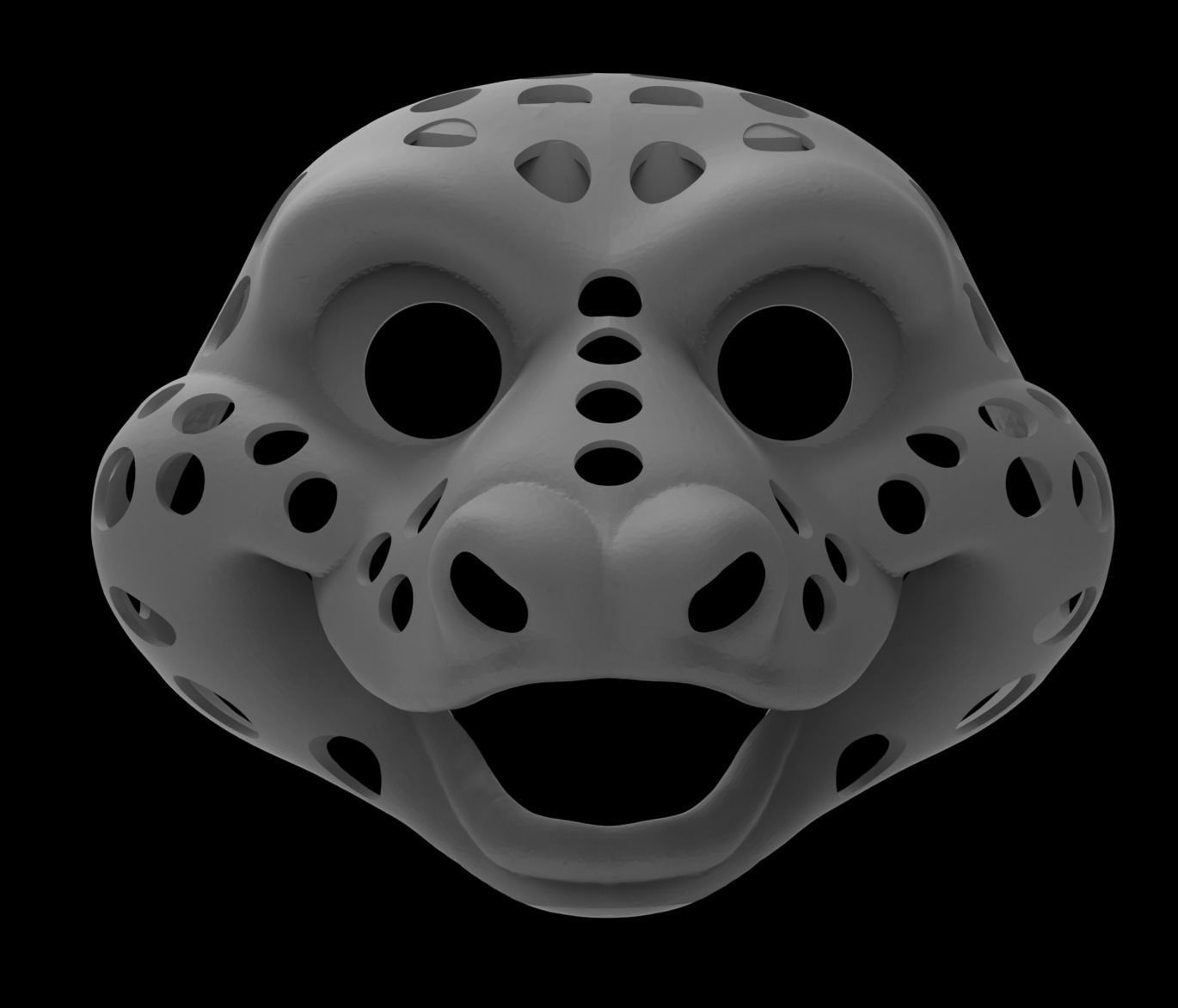 Brown Bat Fursuit Head Base 3D model 3D printable | CGTrader