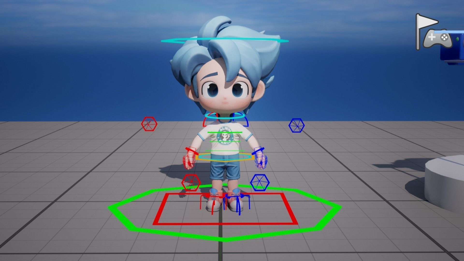 3D model Stylized Character Tommy - Game Ready UE5 VR / AR / low-poly ...