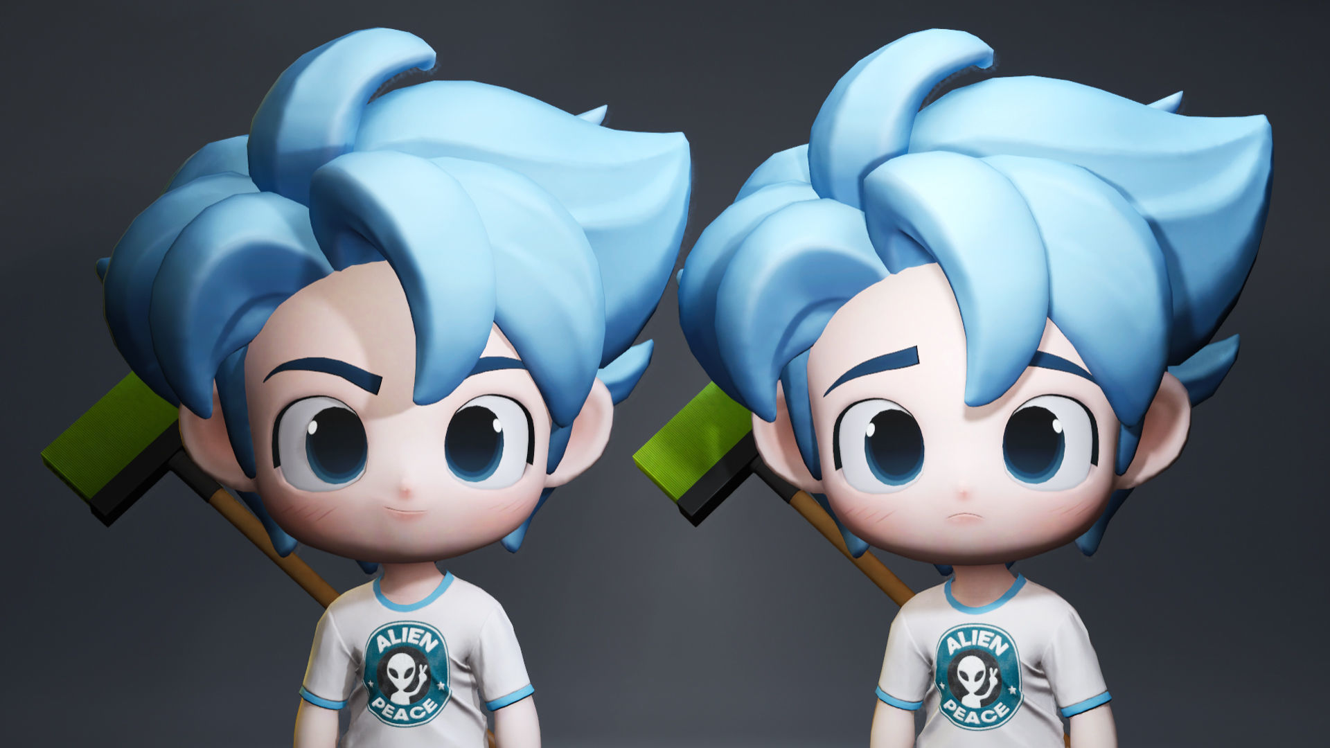 3D model Stylized Character Tommy - Game Ready UE5 VR / AR / low-poly ...