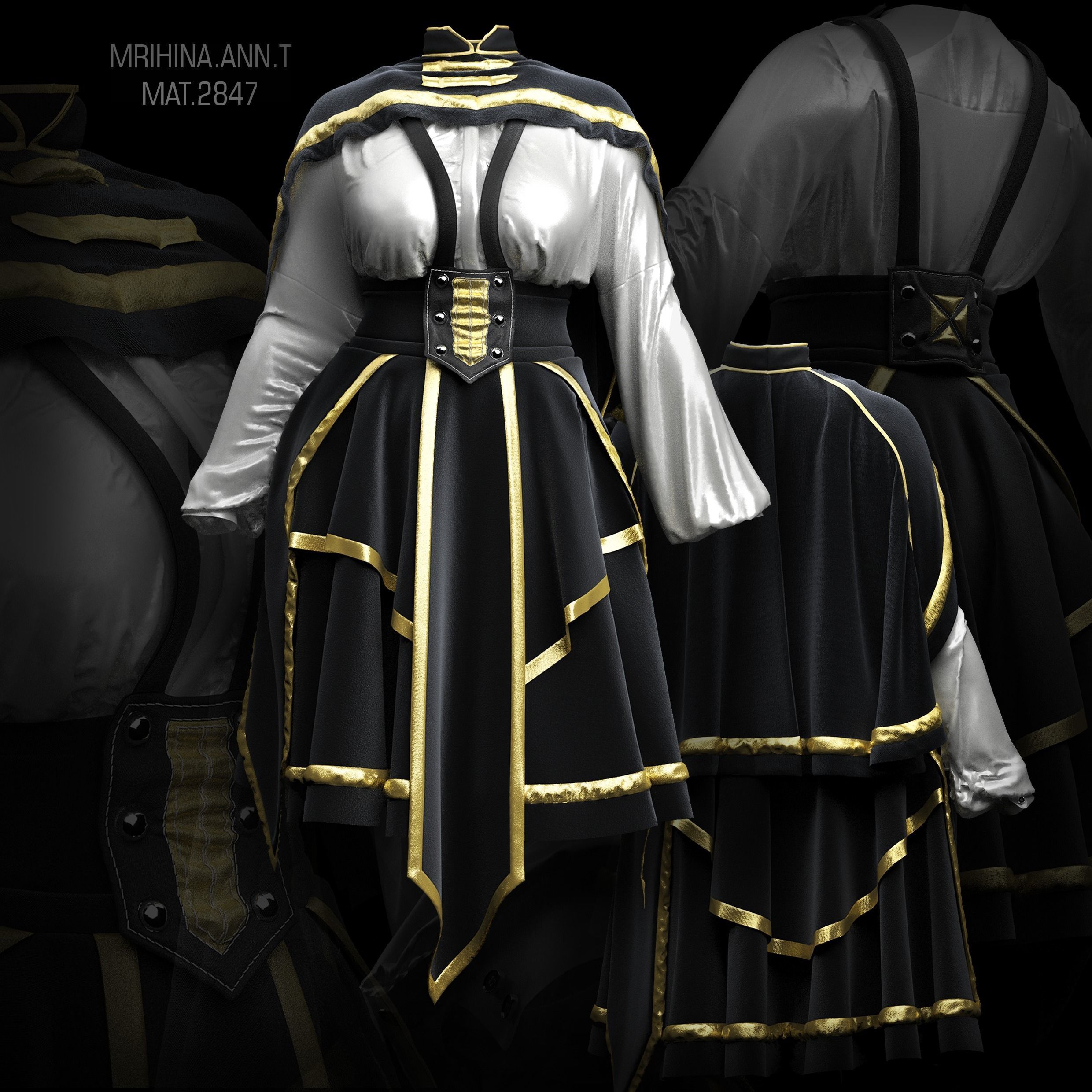 Flirty Banner 3D model | CGTrader