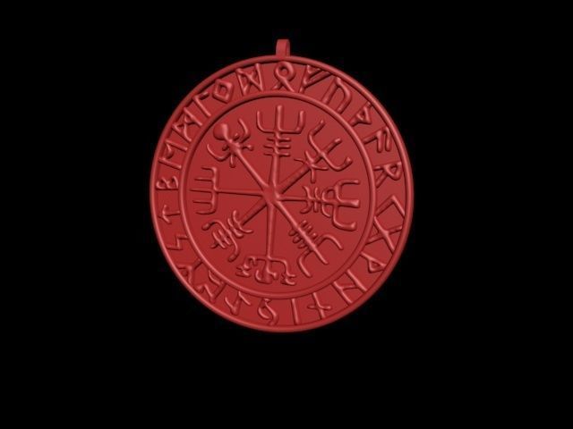 Celtic rune pendant 3D model 3D printable | CGTrader