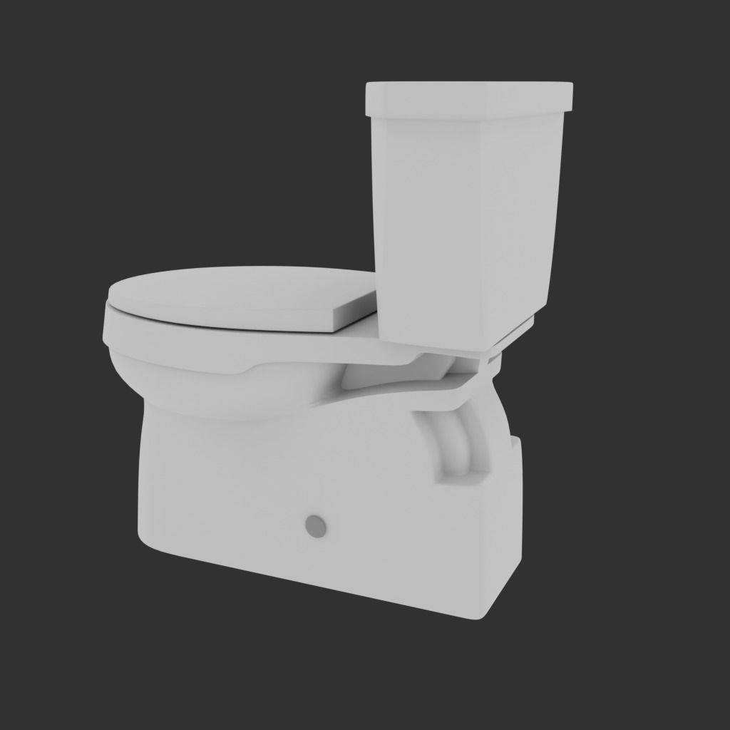 Toilet free VR / AR / low-poly 3D model | CGTrader