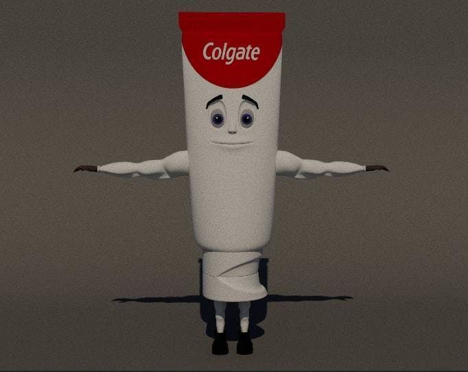 3D model Colgate model with rigging VR / AR / low-poly | CGTrader