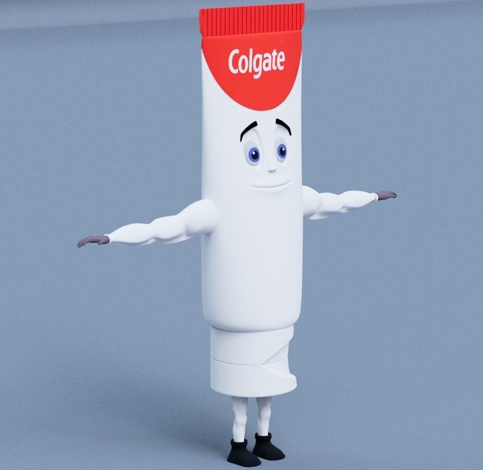 3D model Colgate model with rigging VR / AR / low-poly | CGTrader