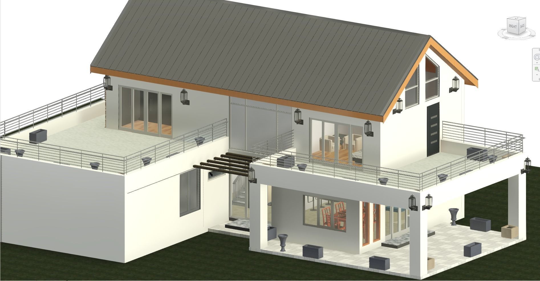3D model Modern House Plan VR / AR / low-poly | CGTrader