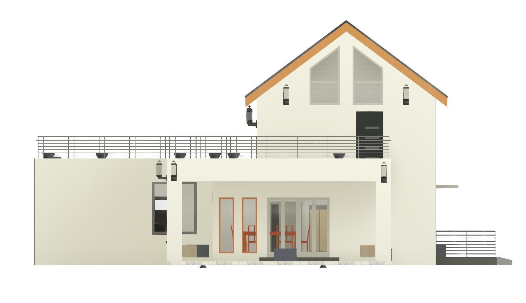 3D model Modern House Plan VR / AR / low-poly | CGTrader