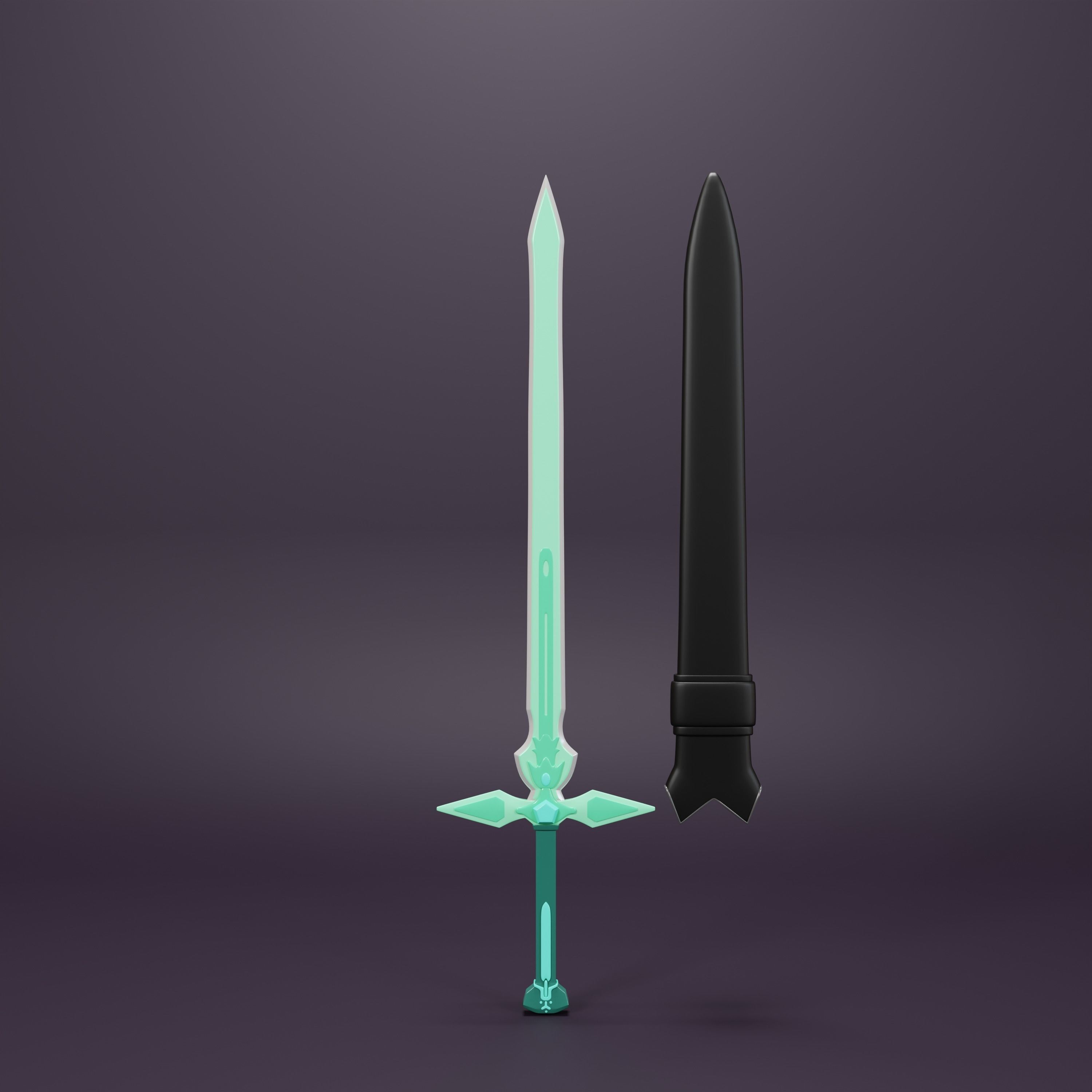 Dark Repulser Kirito Sword - SAO 3D model 3D printable | CGTrader
