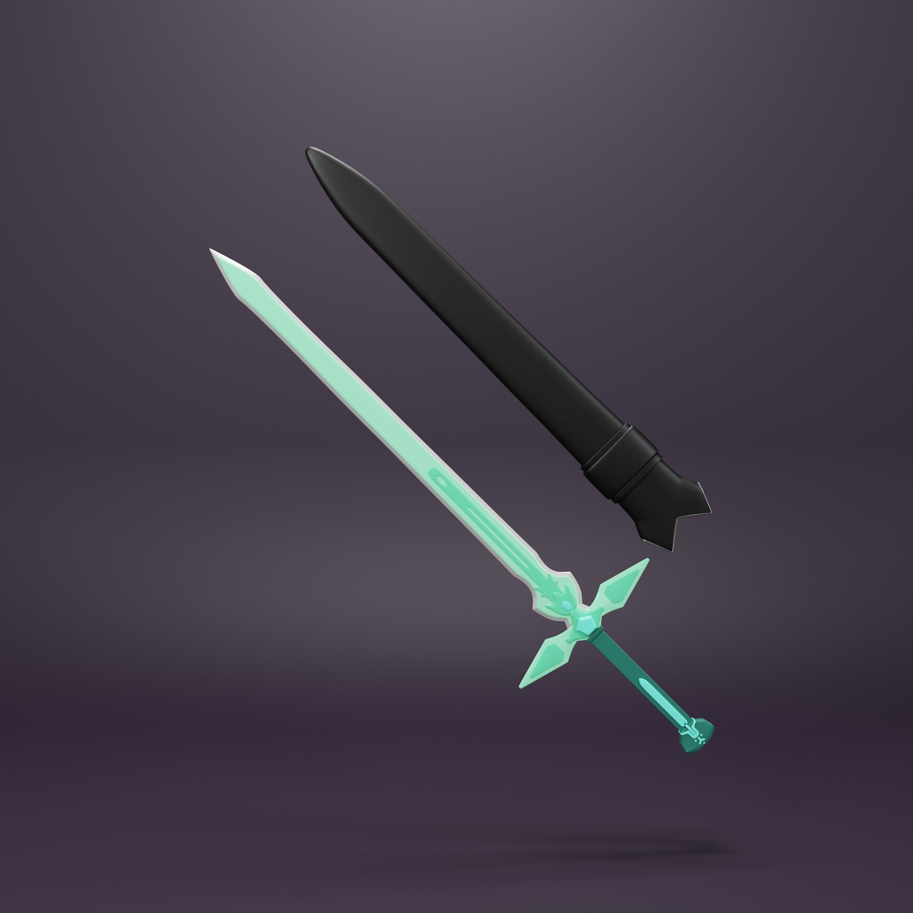 Dark Repulser Kirito Sword - SAO 3D model 3D printable | CGTrader