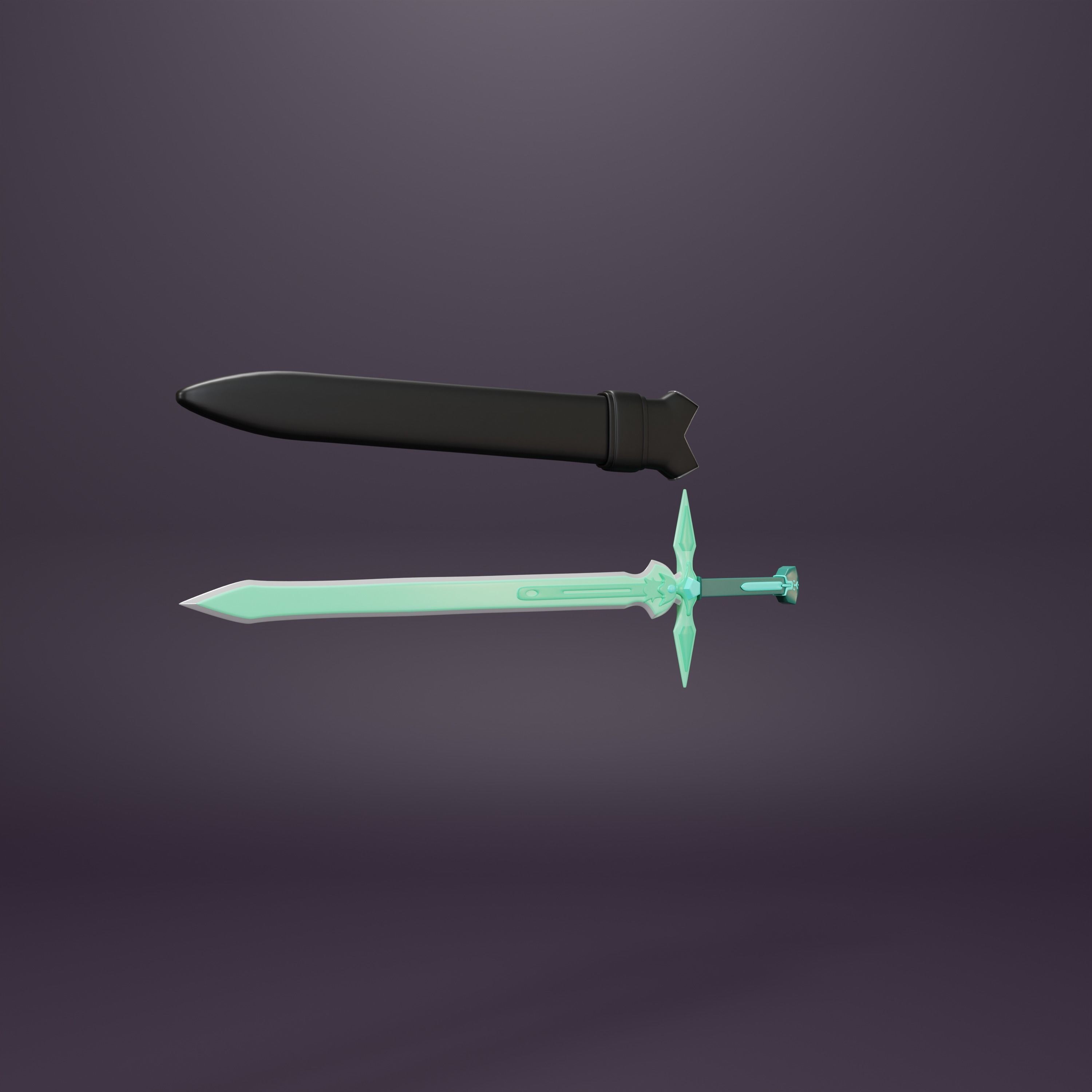 Dark Repulser Kirito Sword - SAO 3D model 3D printable | CGTrader