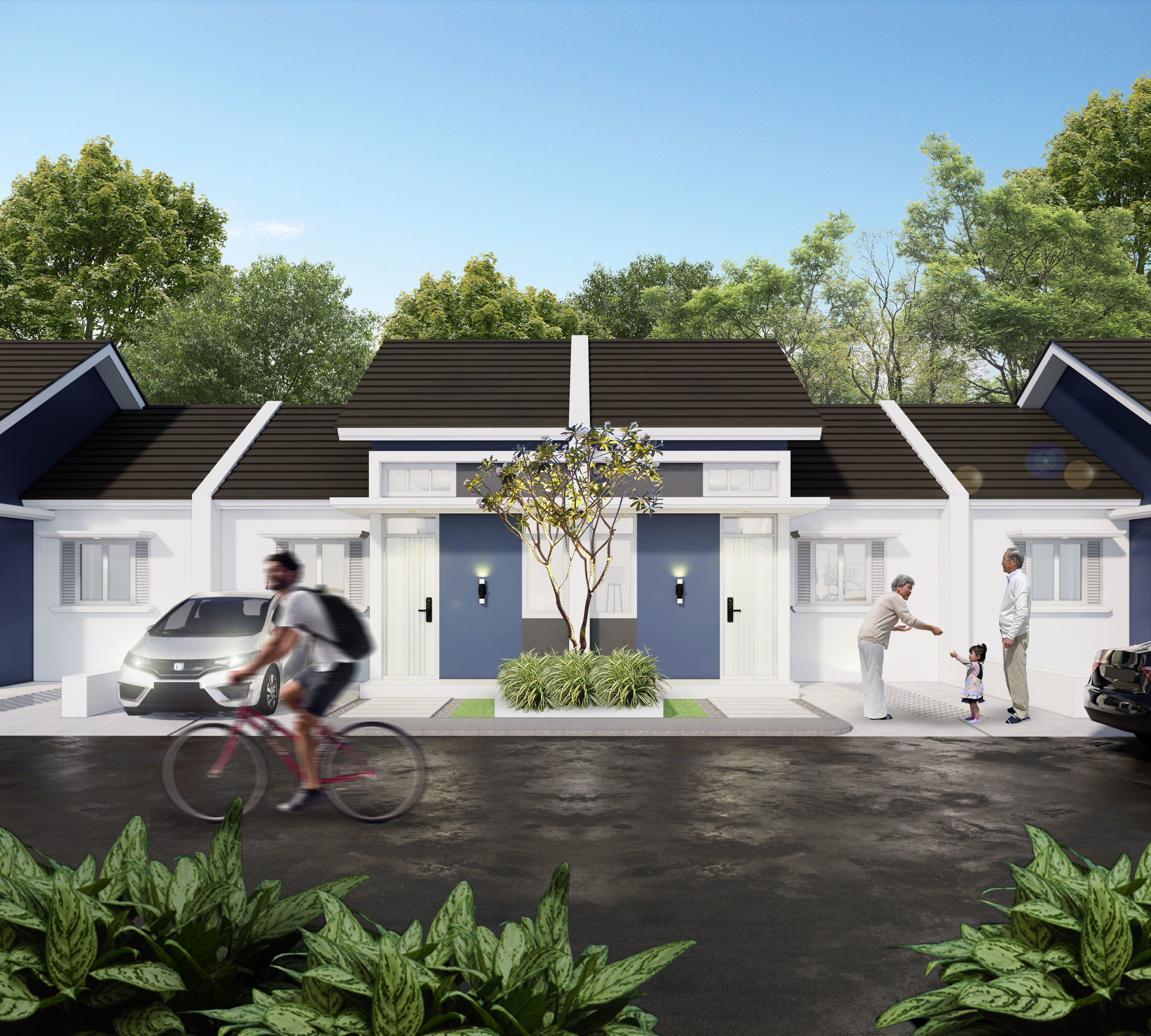 RESIDENCE PERUMAHAN INDONESIA BEKASI 3D model | CGTrader