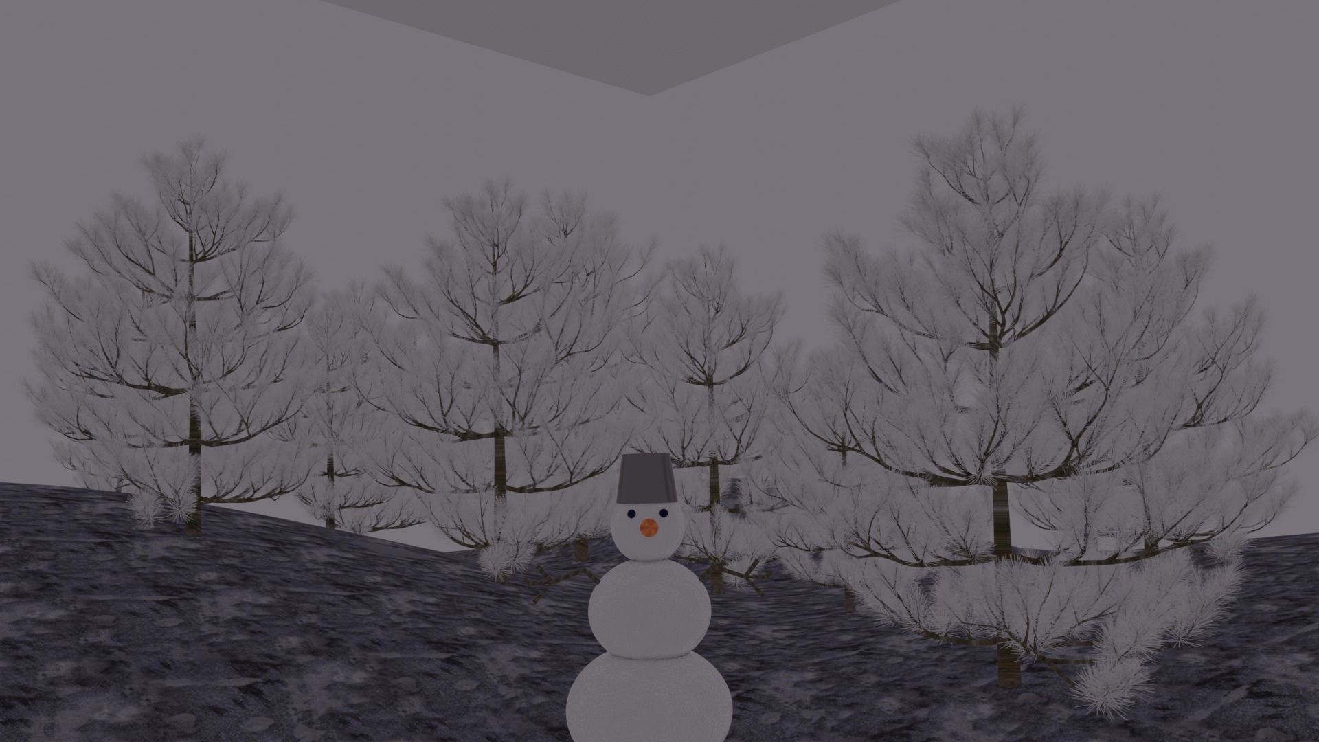 3D model Winter 3D evironment VR / AR / low-poly | CGTrader
