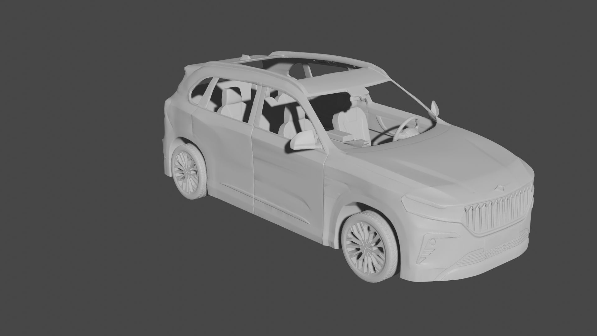 TOGG ELECTRIC CAR 3D PRINTER READY STL AND BLEND FILE free 3D model 3D ...