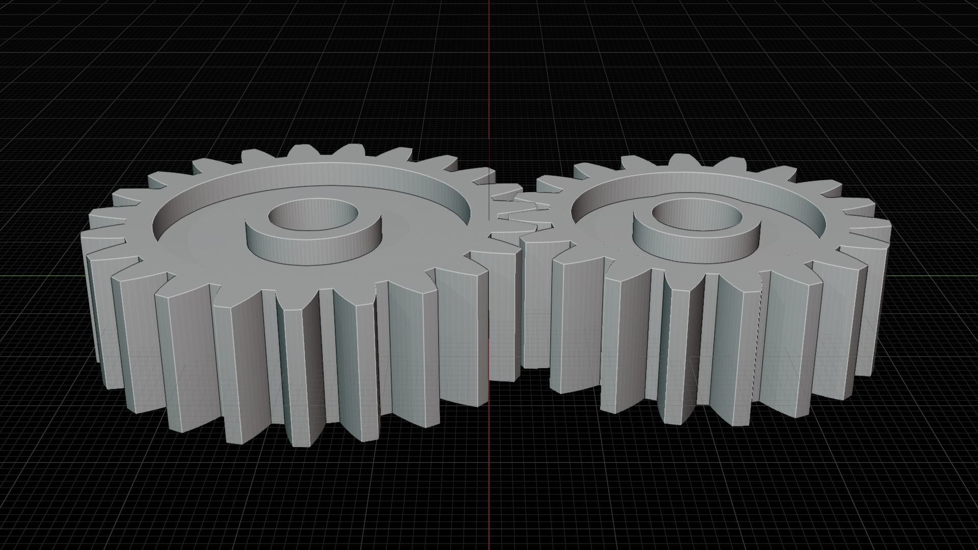 Animated Gears 1 3D model animated | CGTrader