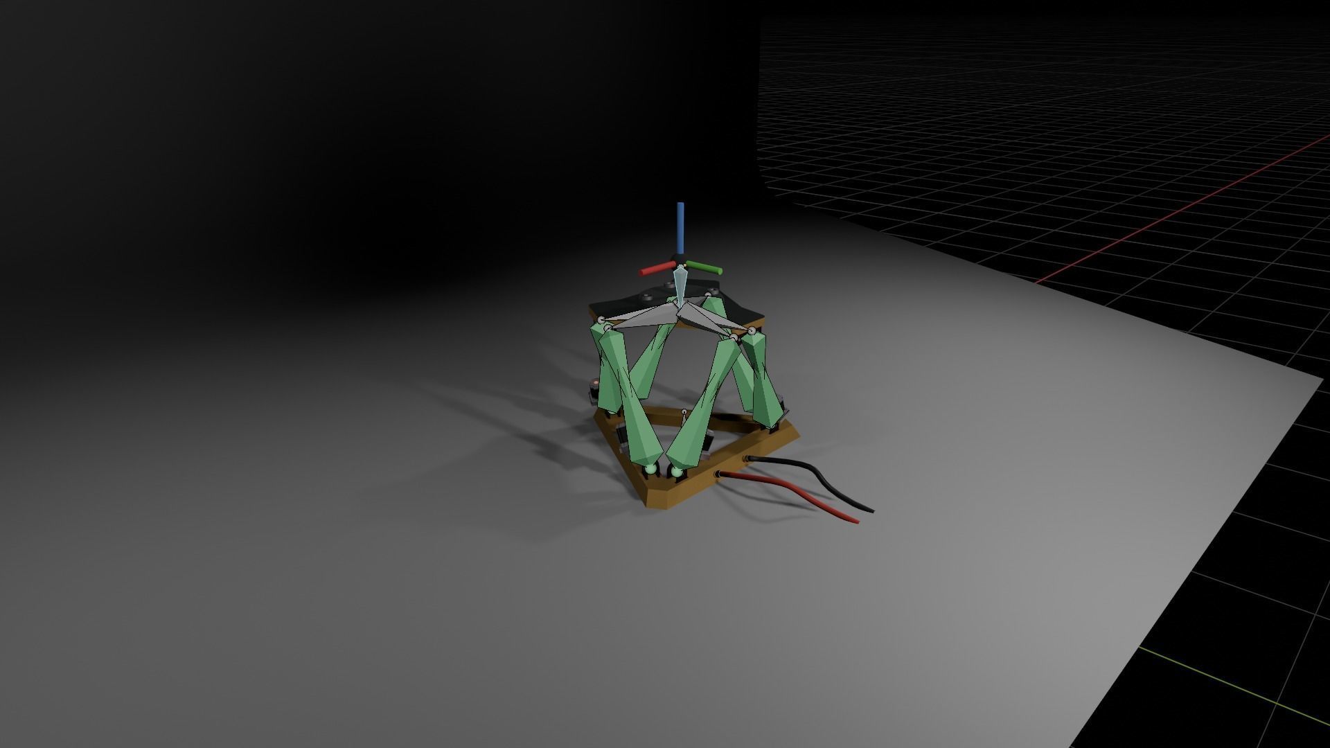 Hexapod Robotic Platform also known as Gough-Stewart platform 3D model ...