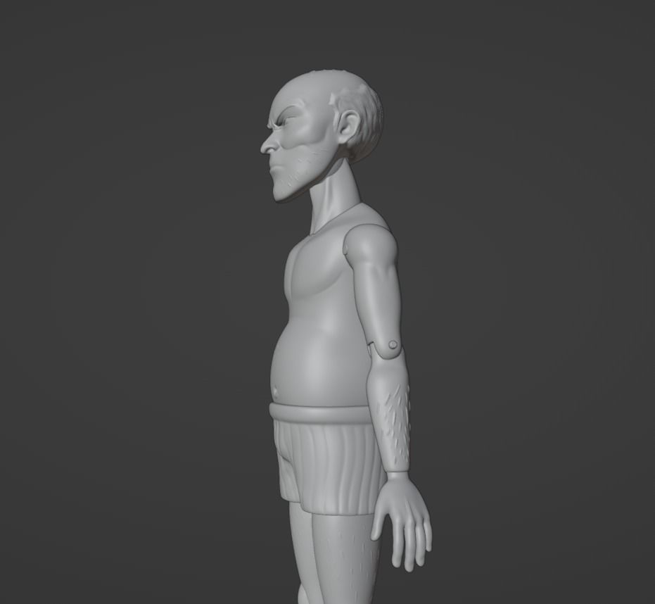 Adult Swim Happy Time Harry 3D model 3D printable | CGTrader