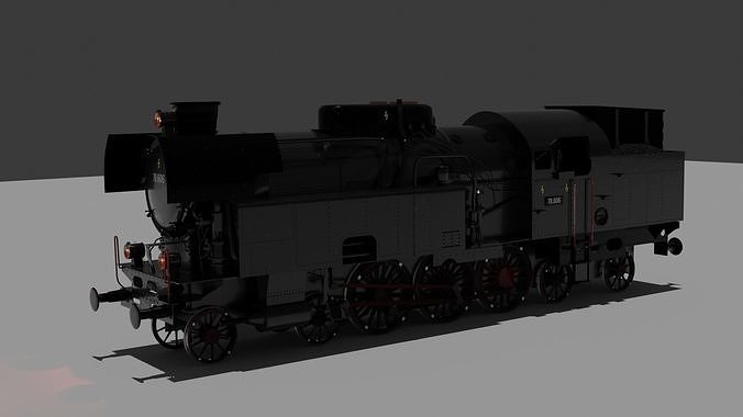 Train Engine 3D model | CGTrader