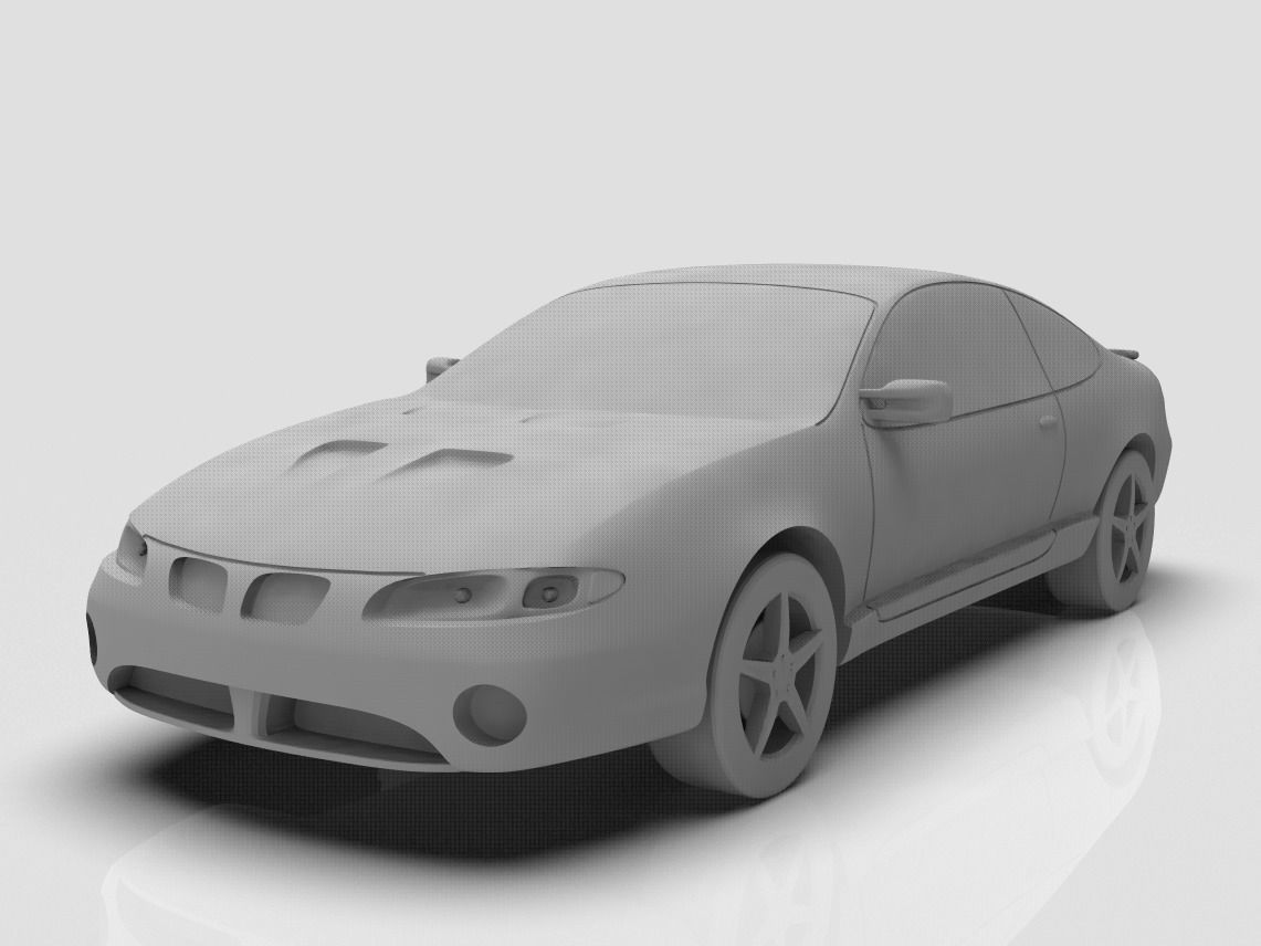 PONTIACC GRAND PRIX GTO 3D model 3D printable | CGTrader