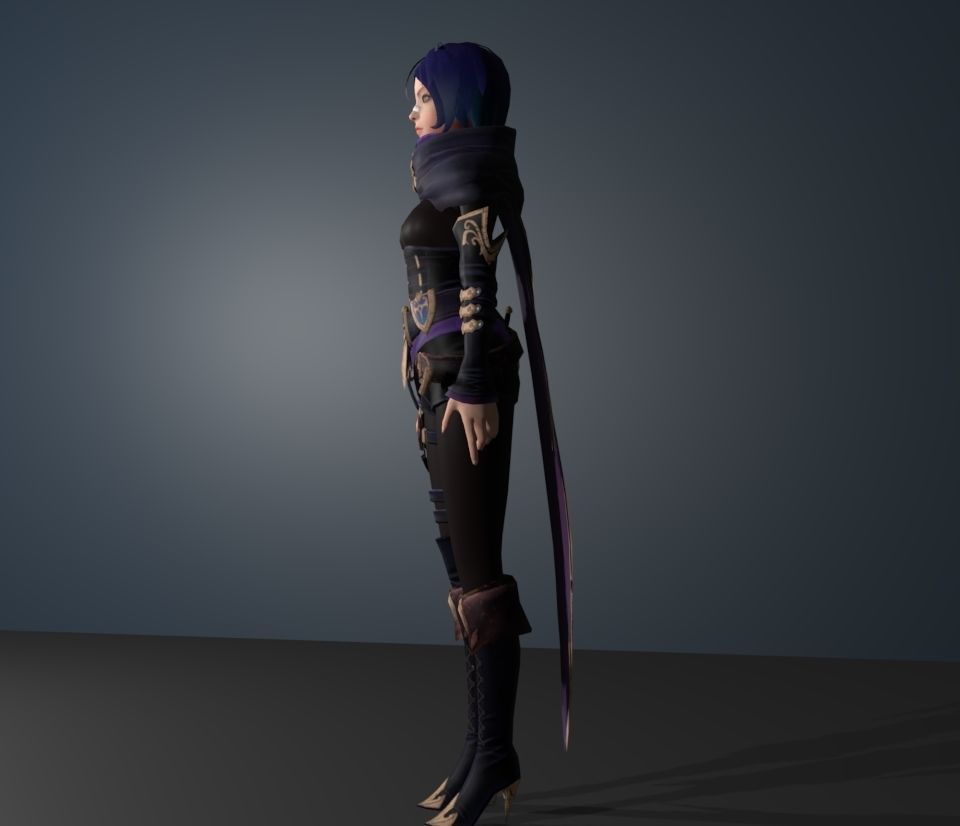 syana 3D model animated rigged | CGTrader