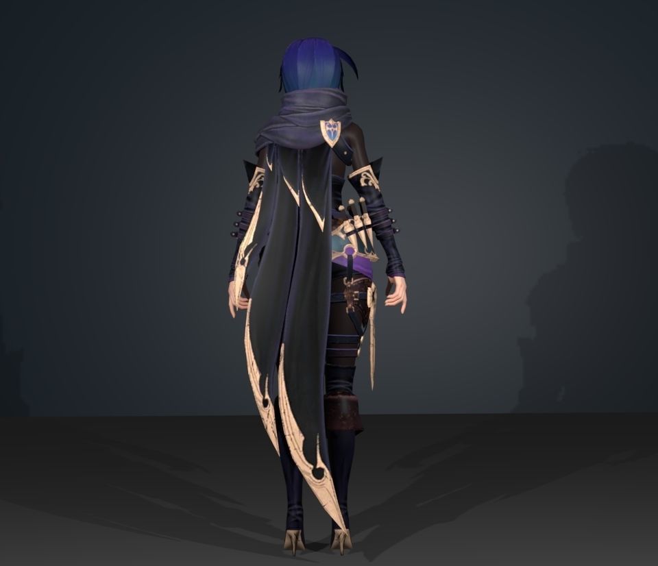 syana 3D model animated rigged | CGTrader