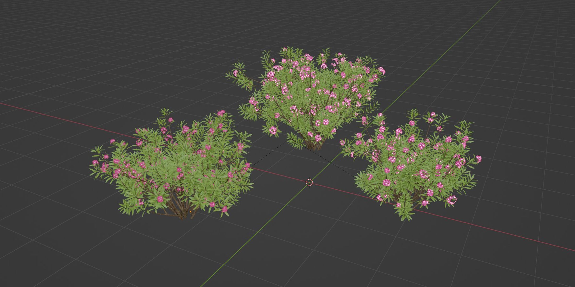 Nerium oleander collection vol 112-Blender 3D model | CGTrader