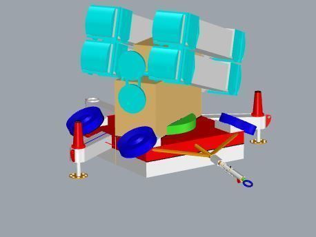 Skyguard amoun free 3D model rigged | CGTrader