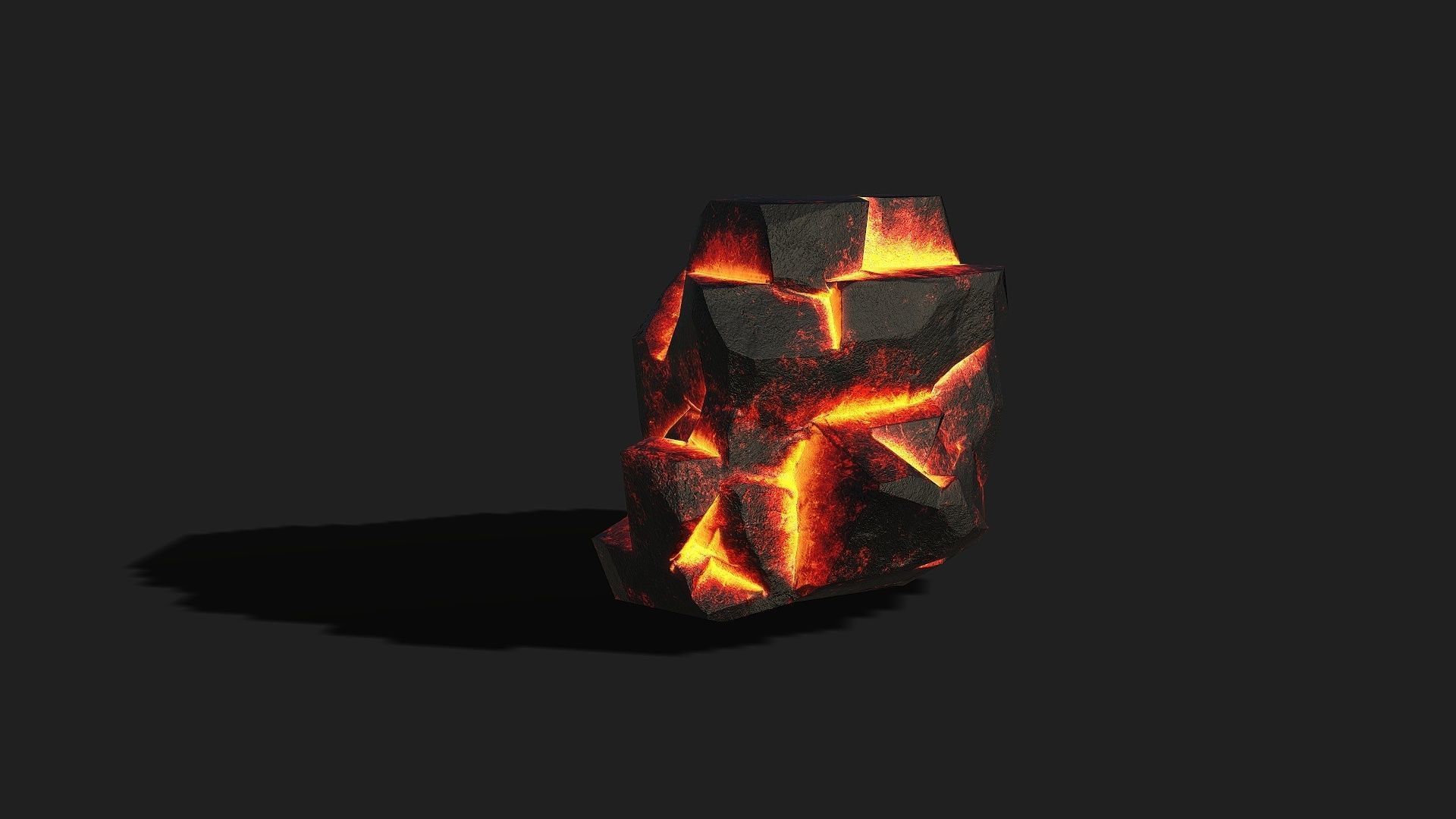 3D model Mountain lave Rocks - PBR Pack 14 VR / AR / low-poly | CGTrader