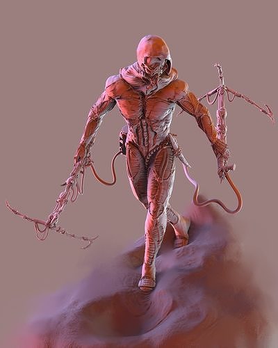 DUNE - Fremen Worm Rider - Dune Arrakis Warrior - Miniature 3D model 3D ...