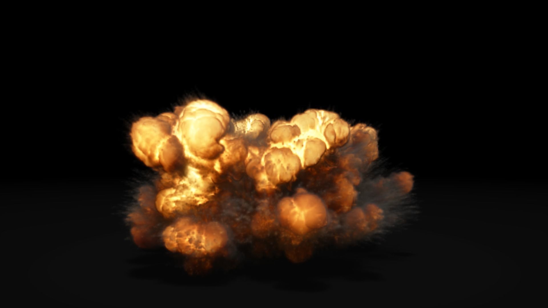 Super Realistic Explosion 4 - vdb animated 3D model animated | CGTrader