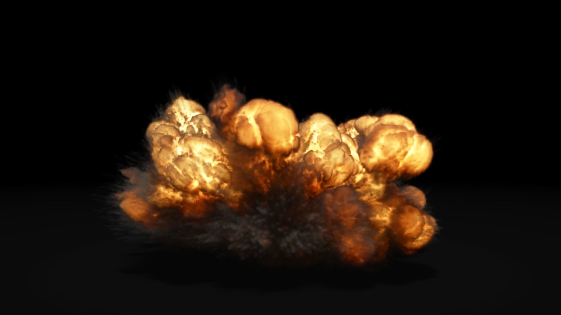Super Realistic Explosion 4 - vdb animated 3D model animated | CGTrader